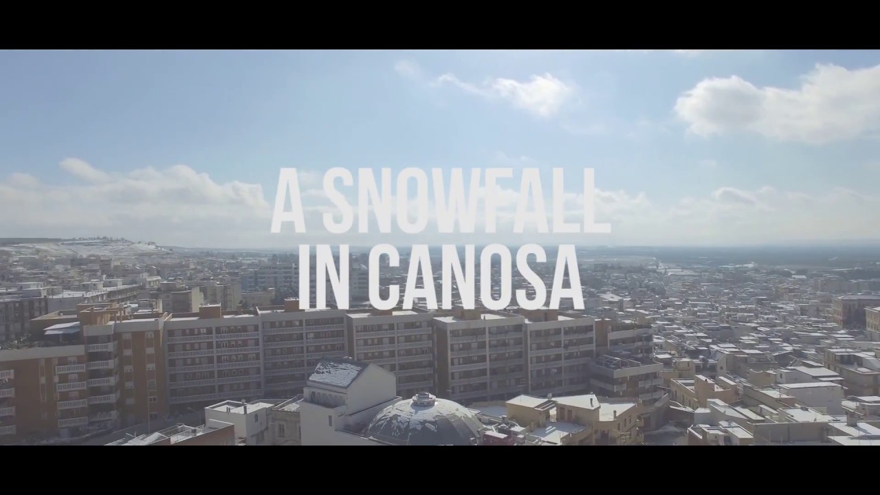 A SNOWFALL IN CANOSA - YouTube