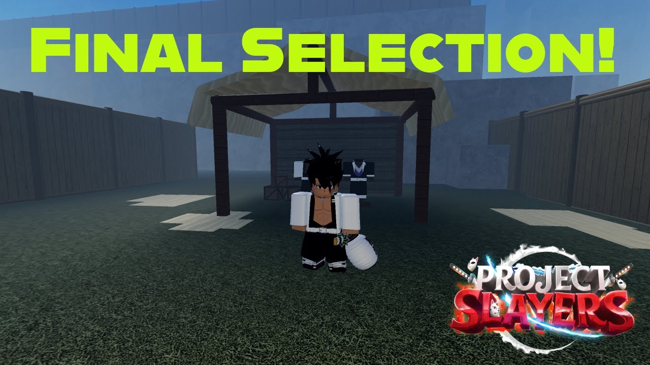 Suffering In The Final Selection! Project Slayers (Roblox) - YouTube
