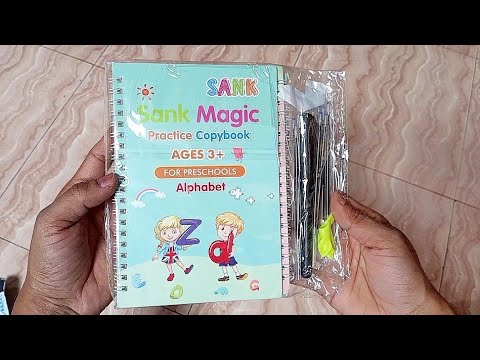 Sank magic practice copybook - YouTube
