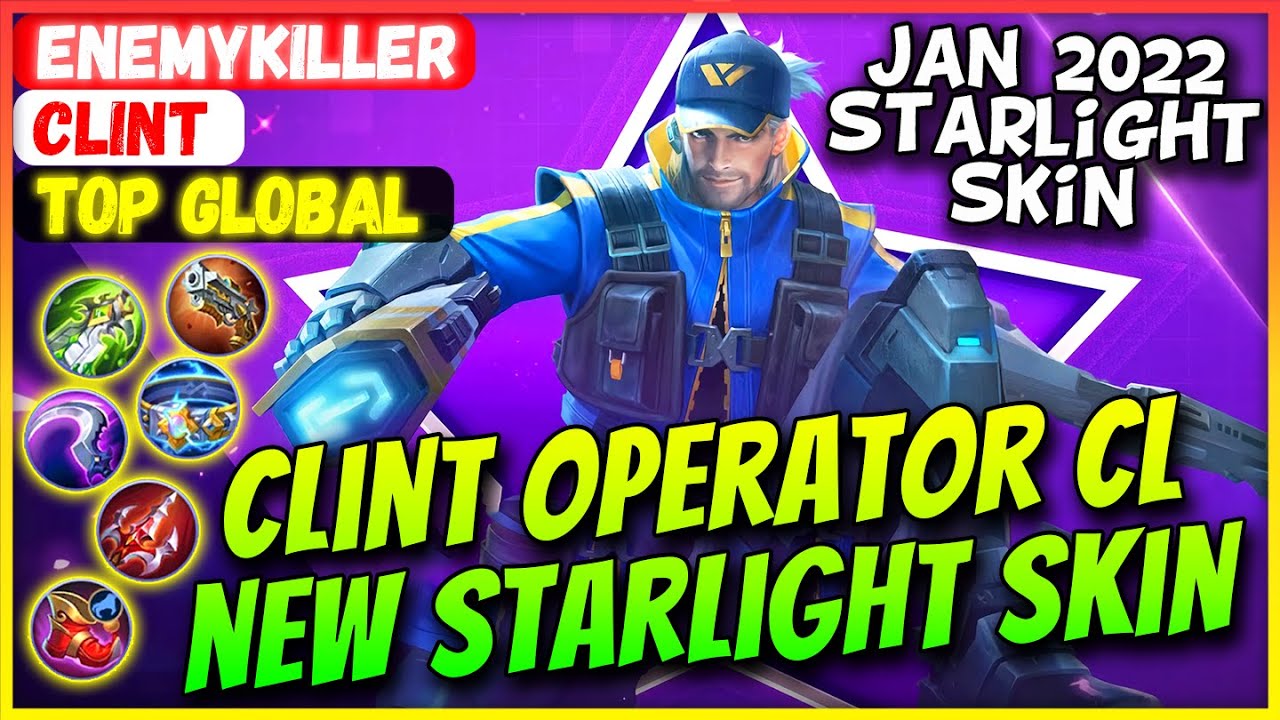 Clint Operator CL, New Starlight Skin [ Former Top 1 Global Clint ...