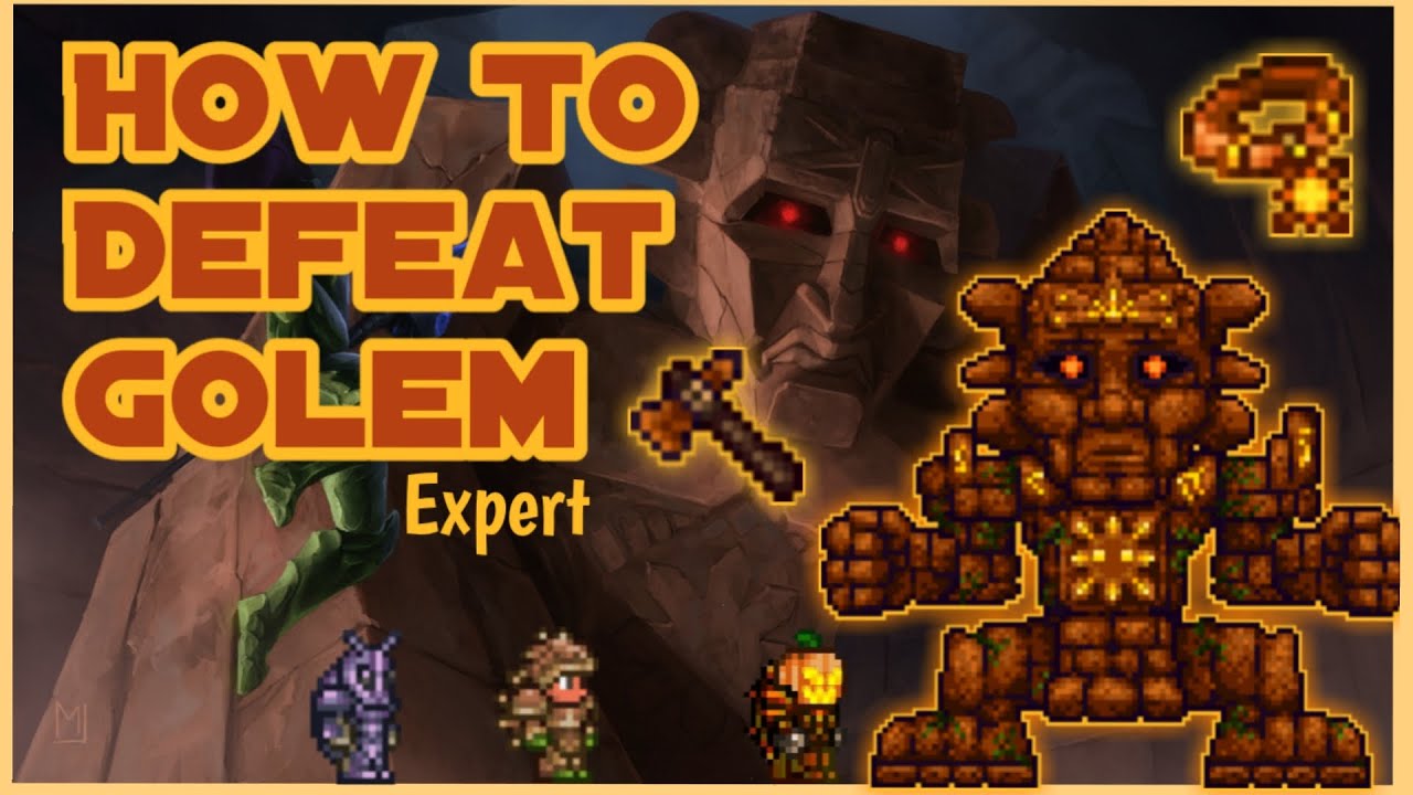How To Easily Beat Golem In Terraria 1.4! - expert mode Any Class ...