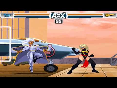 Avengers Vs Xmen (MUGEN) Storm playthrough - YouTube