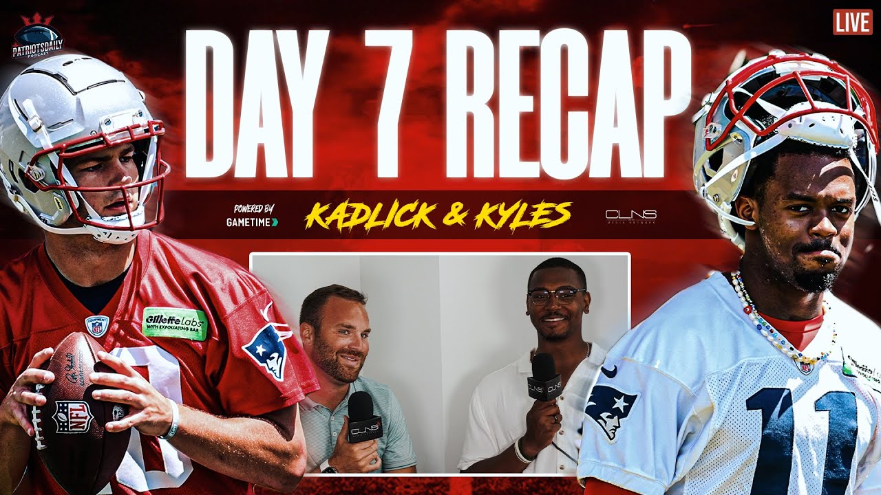 Drake Maye Has BEST DAY of Practice | Patriots Daily LIVE From Day 7 of ...