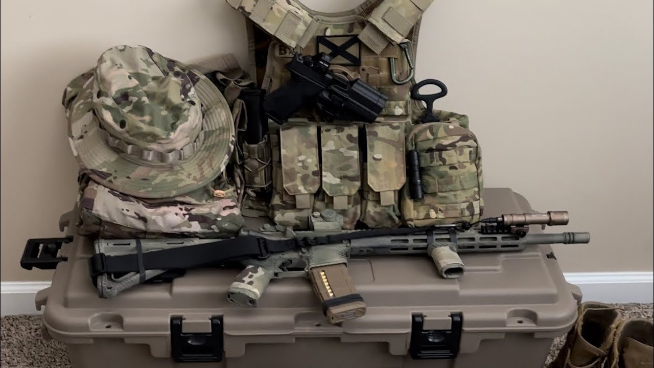Budget friendly SHTF/Go to War loadout. #shtf #war #budget #army #ar15 ...