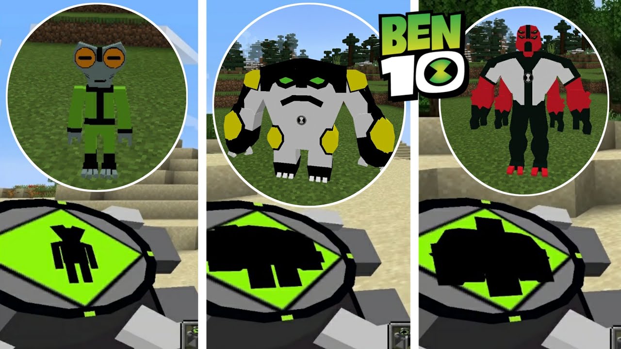 INCRÍVEL!!! NOVO ADDON/MOD DO BEN 10 REBOOT NO MINECRAFT POCKET EDITION ...