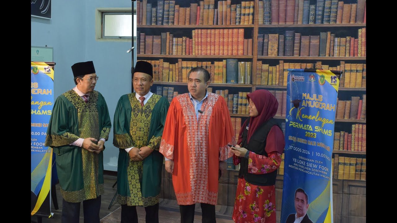 BERSAMA YB ANTHONY LOKE | MAJLIS ANUGERAH PERMATA SHAMS SMKA SHEIKH ...