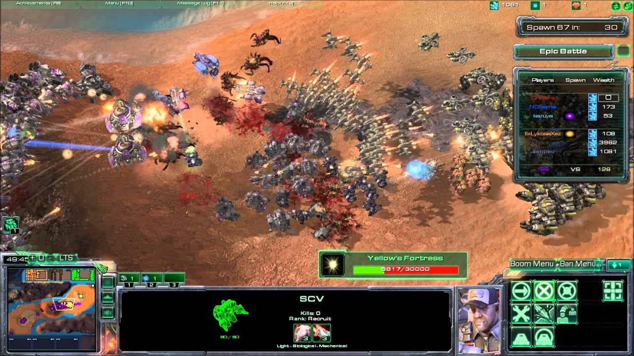 Starcraft 2 Desert Strike Custom Map G39 - YouTube