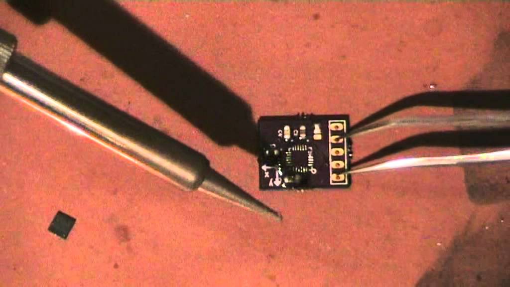 QFN rework & reflow using hot air - YouTube