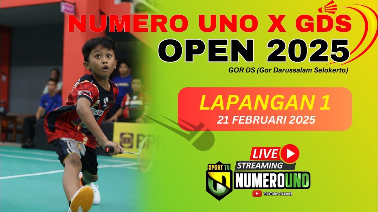 DAY 4 - LAPANGAN 1 | NUMERO UNO X GDS OPEN 2025 - YouTube