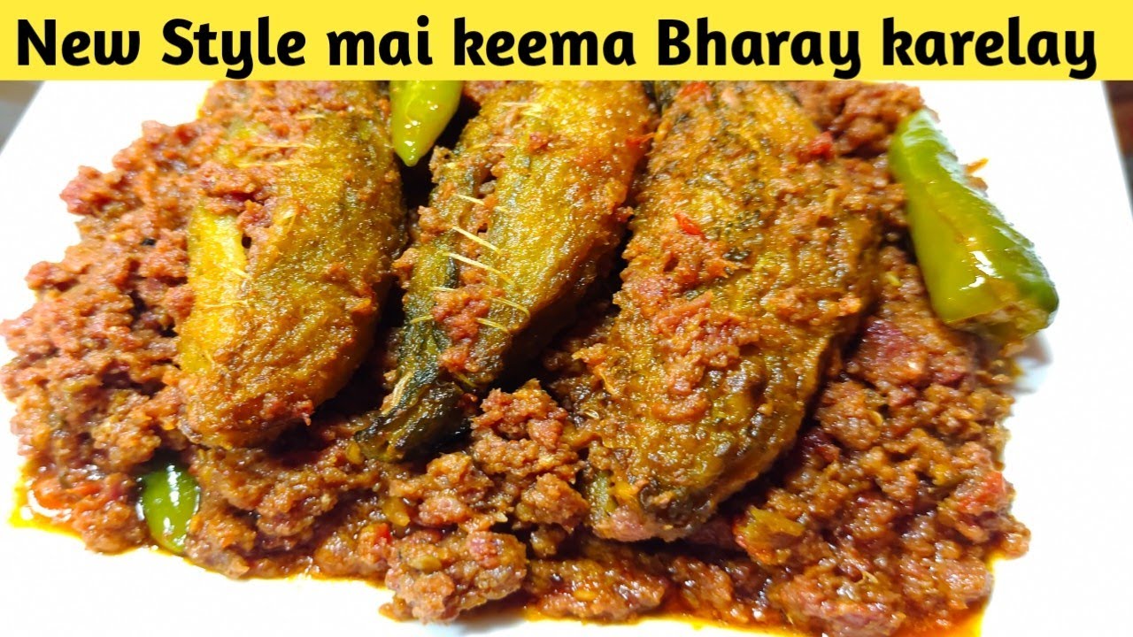 keema bharay karelay Recipe||stuffed keema karela recipe||bharwa ...