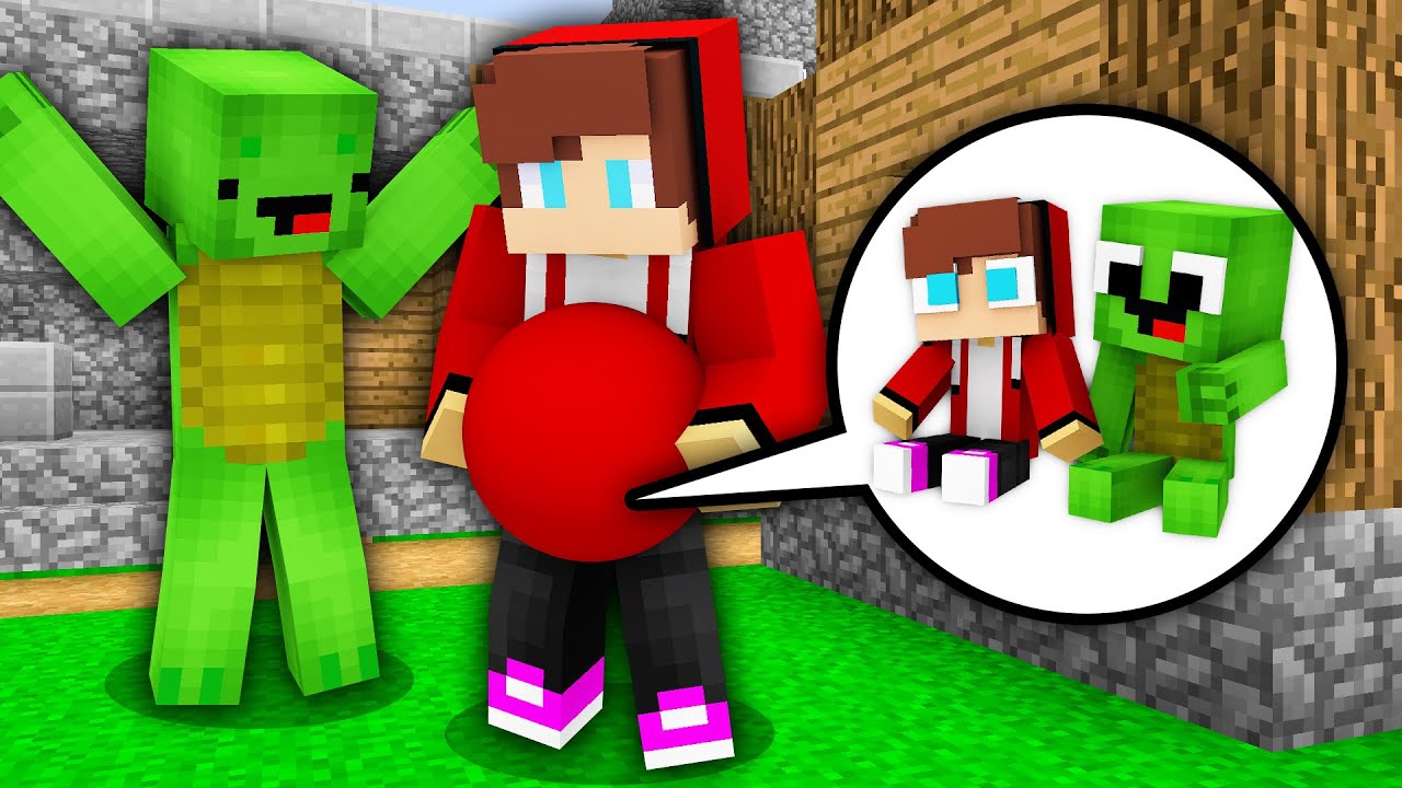 How JJ Born Baby JJ and Baby MIKEY in Minecraft (Maizen Mazien Mizen) - YouTube