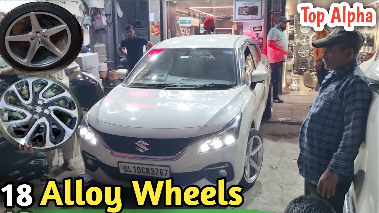 Maruti Nexa New2022 Baleno Alpha top 18 Alloy Wheels (1st💥 in YouTube ...