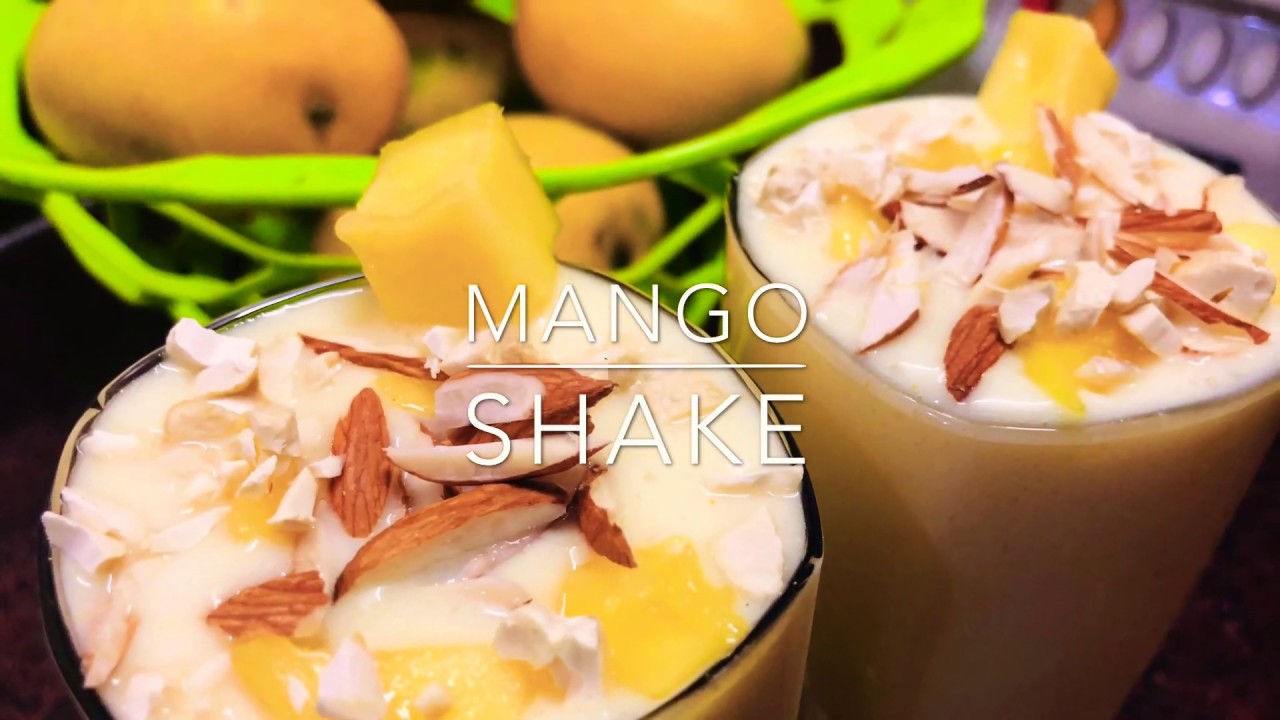BEST MANGO SHAKE | THICK MANGO SMOOTHIE | QUICK & EASY RECIPE | TOP ...