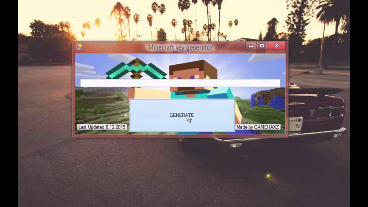 Minecraft Key Generator 14.12.15 100 % working - YouTube