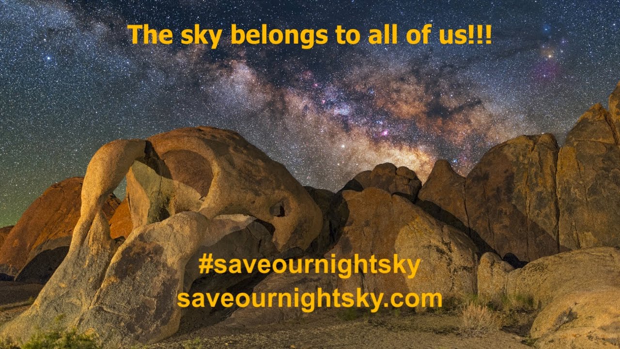 Save Our Night Sky - YouTube