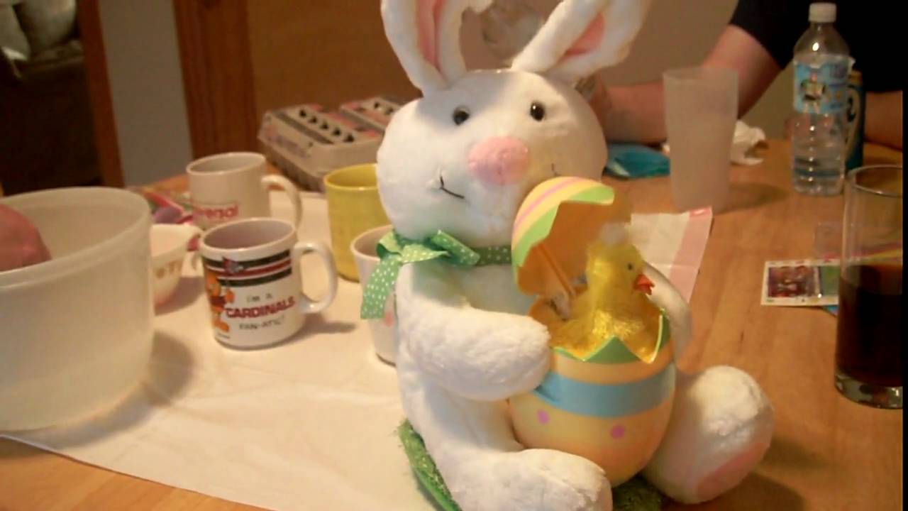 Singing Easter Bunny and Chick - YouTube