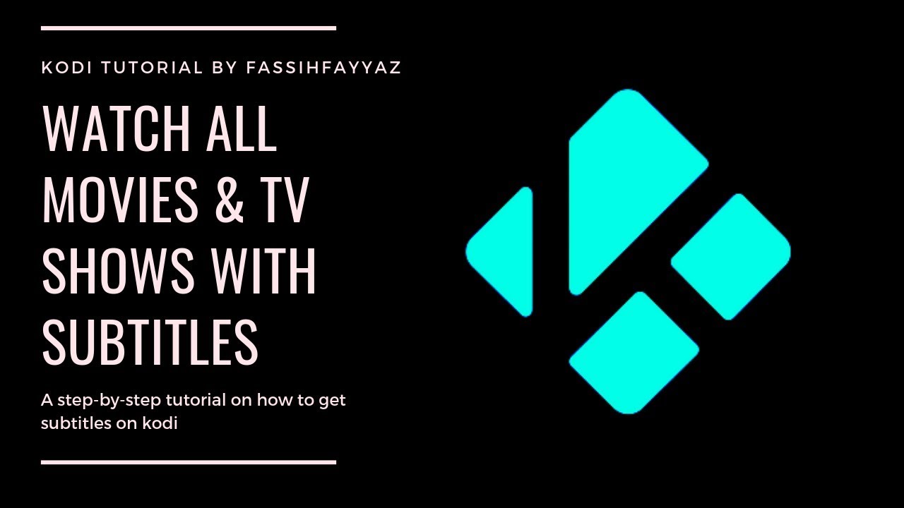 How To Add Subtitles To Movies/TV Shows in Kodi | Urdu/Hindi - YouTube