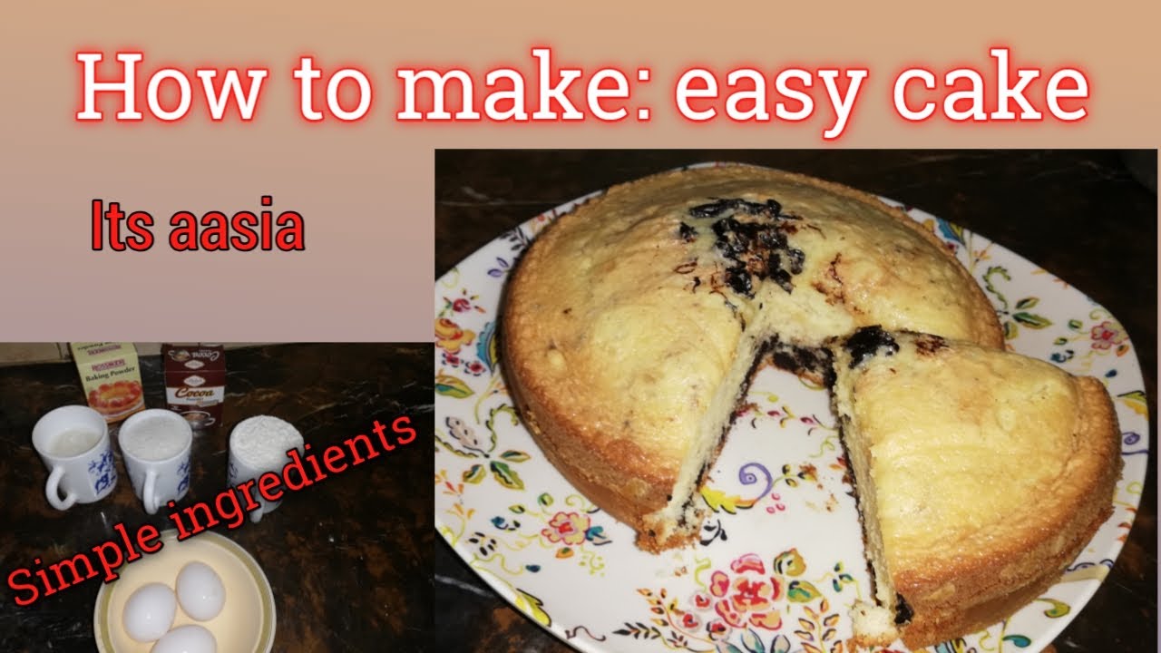 how to bake cake in home ;simple and easy - YouTube
