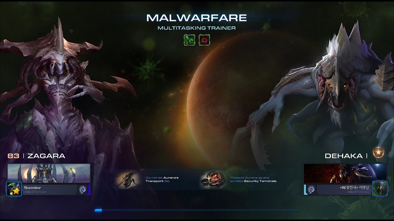 STARCRAFT 2 COOP MUTATION: MULTITASKING TRAINER | ZAGARA & DEHAKA ...