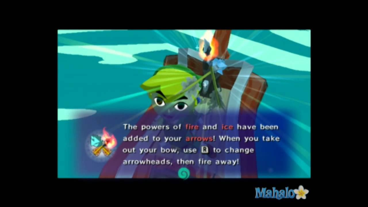 Legend of Zelda- Wind Waker Walkthrough - Fire & Ice Arrows - YouTube