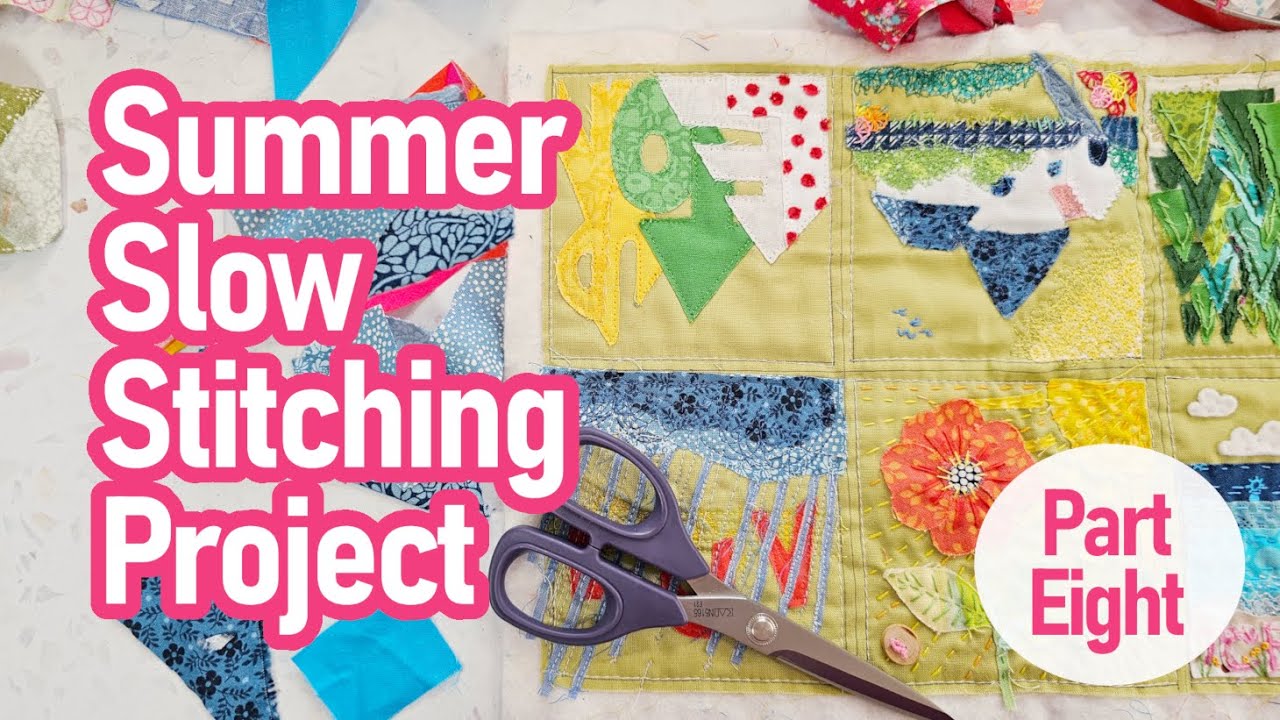 🌞 Slow Stitching Journal - Prompt 8 - Summer Project - YouTube