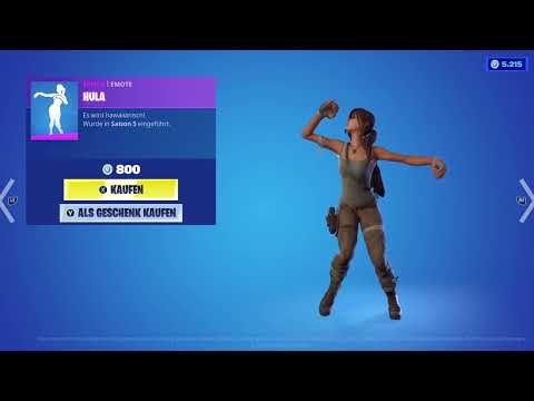 Hula - Fortnite Tanz