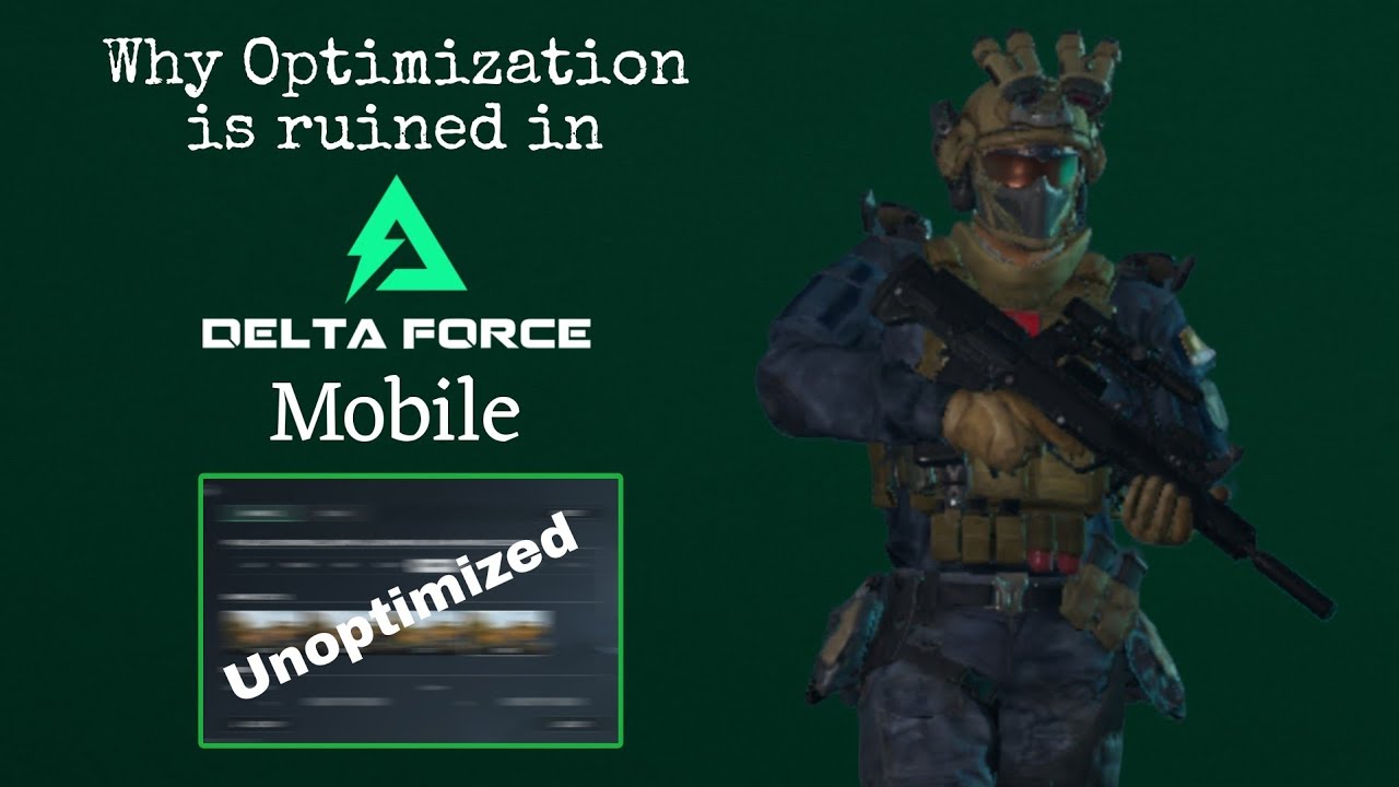 Optimization Cap in Delta Force Mobile... DELTA FORCE MOBILE (2025)... - YouTube