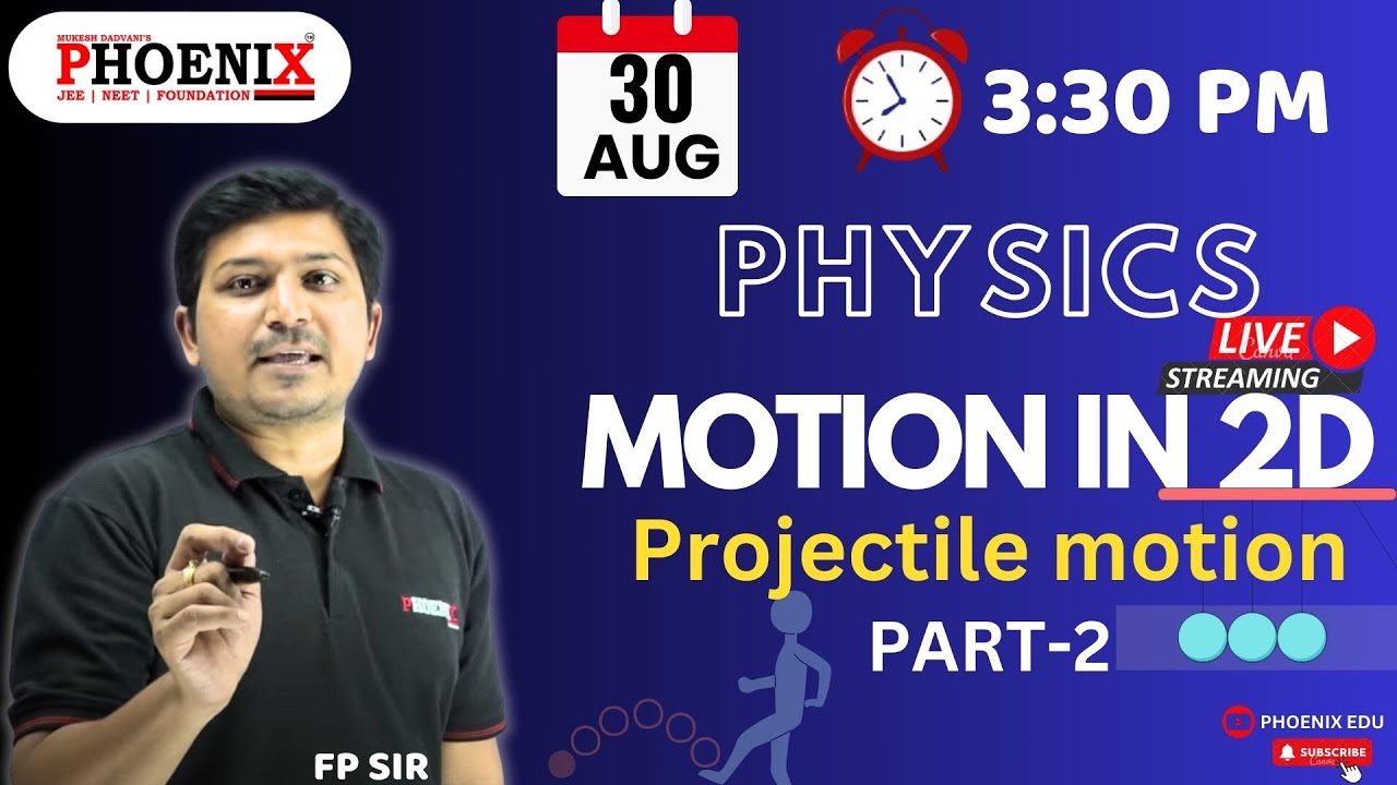 JEE || NEET || BOARD || PHYSICS || MOTION IN 2D || Projectile motion ...