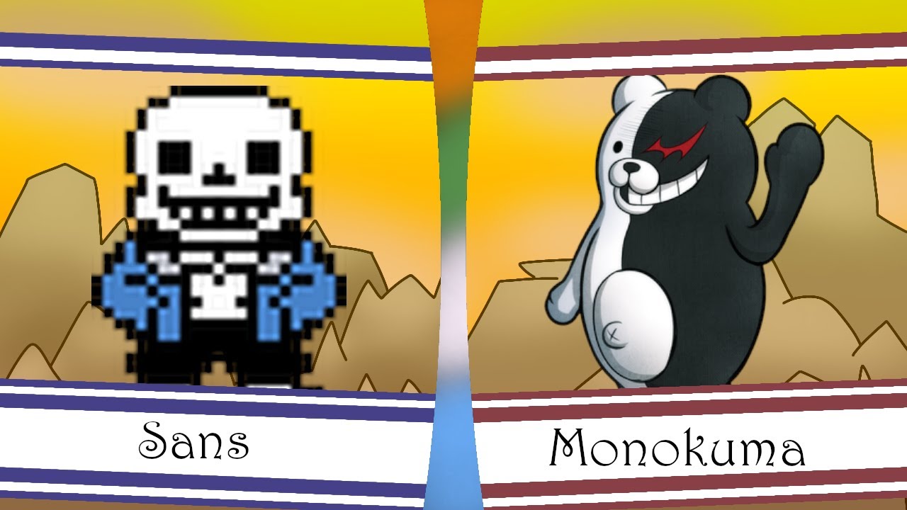Biggest Rivals of Aether Tournament ever: Round 1 Sans vs Monokuma ...