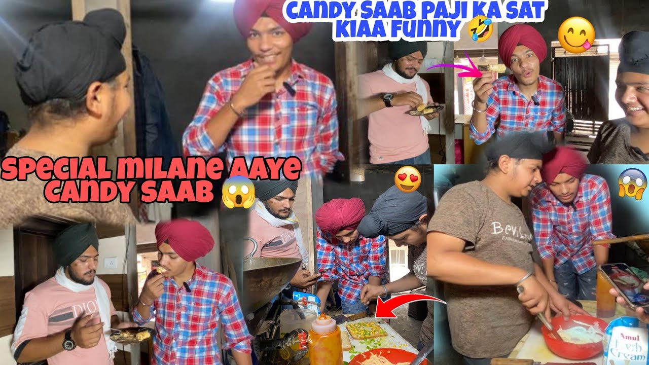 Candy Saab paji ka sat kiaa funny 🤣 Special Milne Aaye Candy SaaB 😱# ...