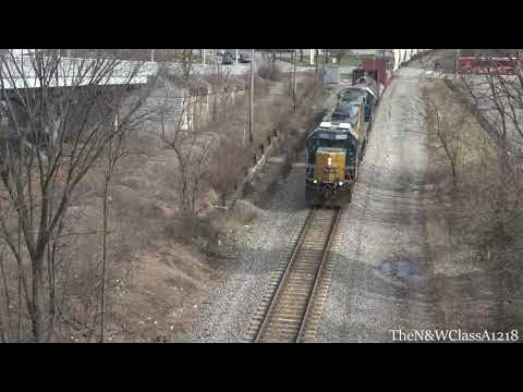 Railfanning Homestead, PA 3-5-24 (feat. CSX Geeps, ex-CEFX AC4400CW, BNSF unit, and more) - YouTube