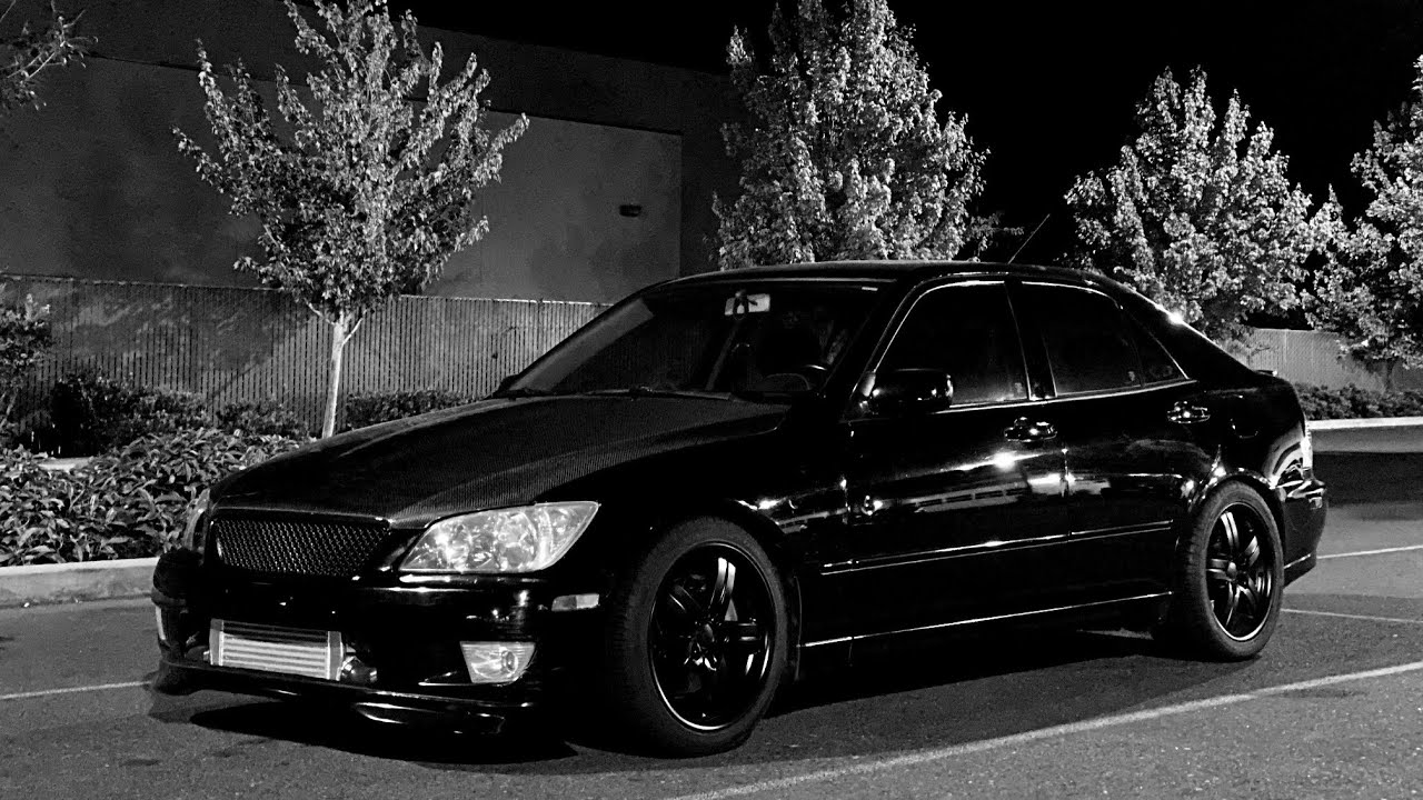 IS300 gets lowering springs and headlight modification! - YouTube