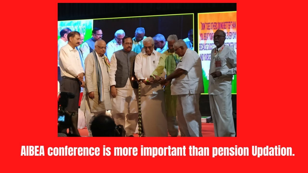AIBEA conference is more important than pension Updation. - YouTube