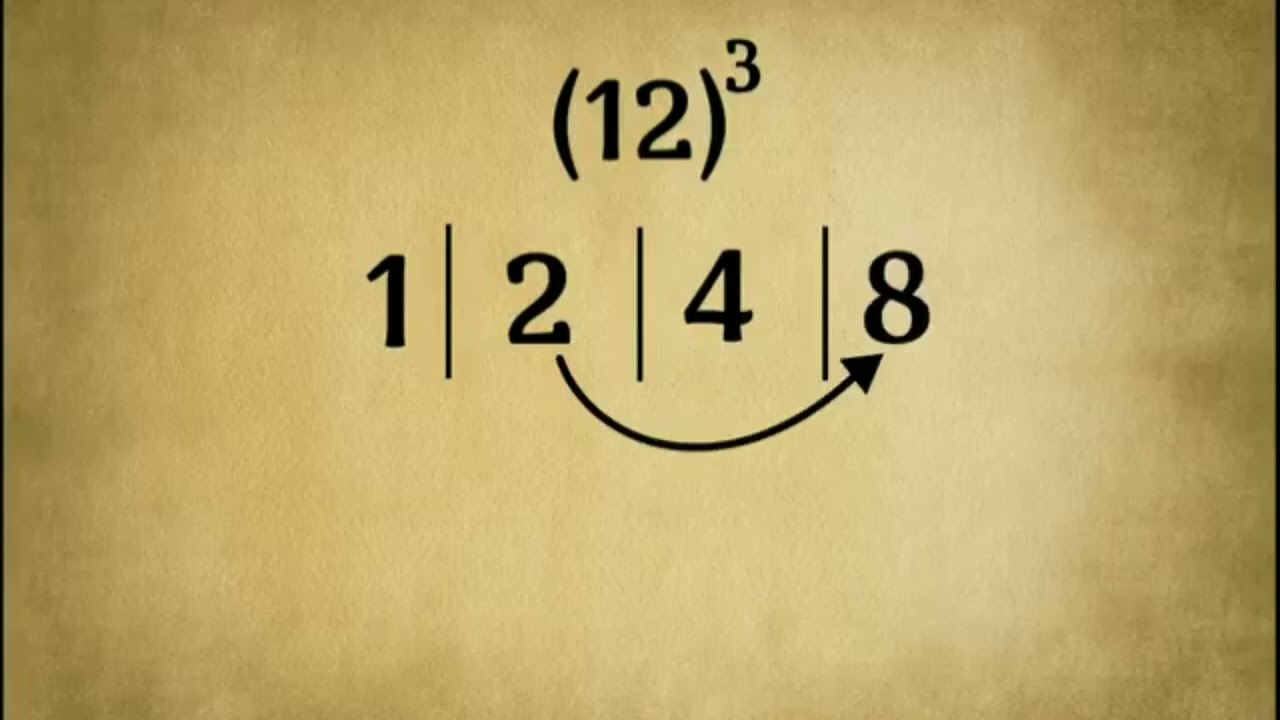 Vedic Maths Cube Method YouTube Vedic Maths Cube Method YouTube