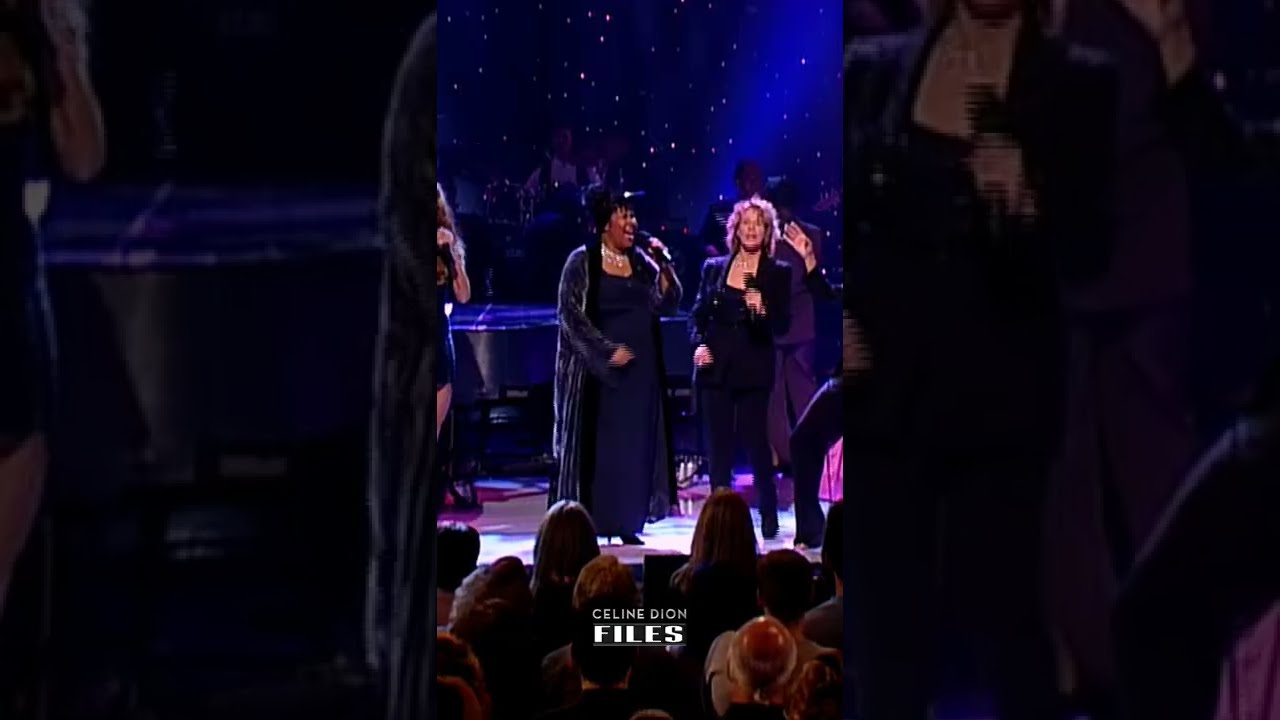 Celine Aretha serving us VOCALS at the Divas Live CelineDion ArethaFranklin shorts