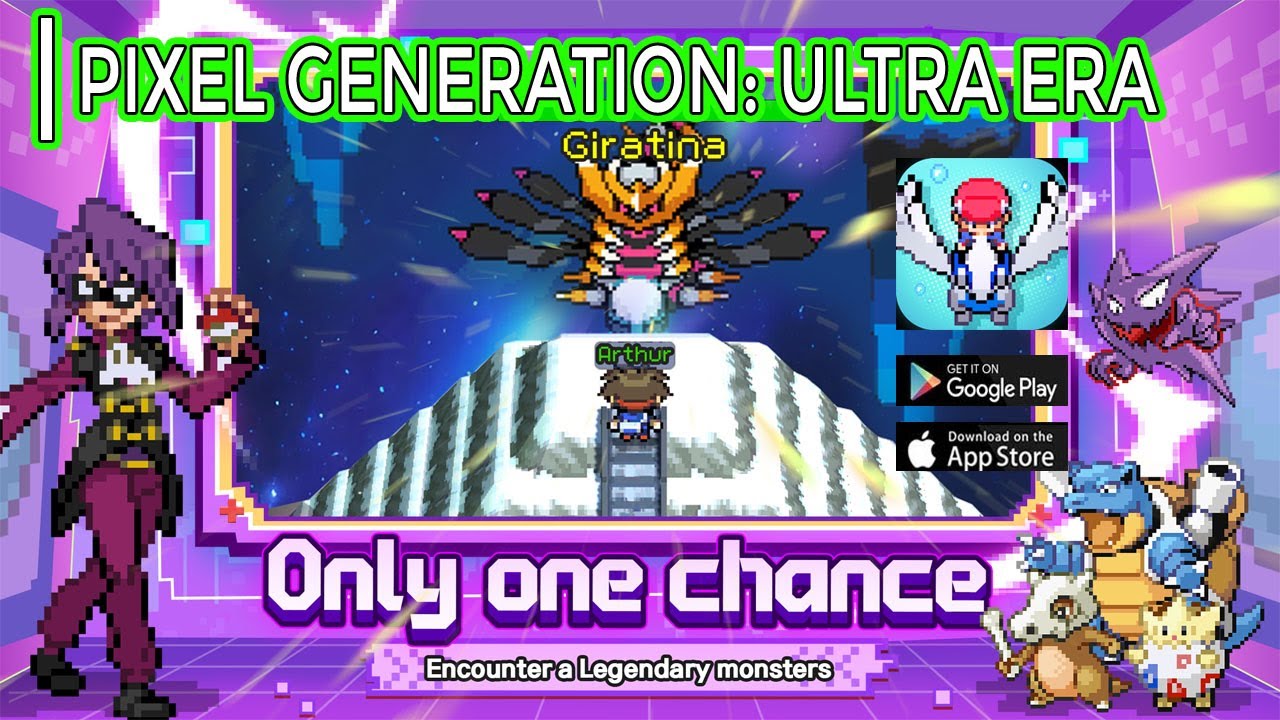 Pixel Generation: Ultra Era Gameplay - Android Pokemon Game - YouTube