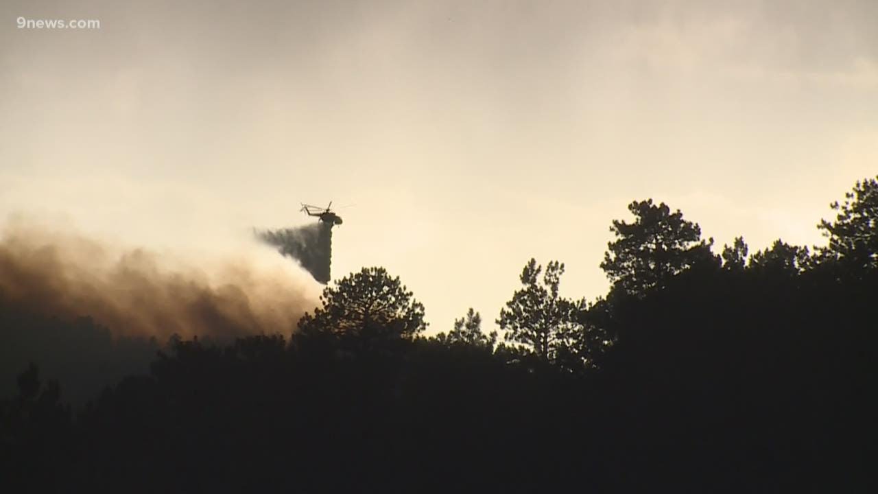 Wildfire burning near Evergreen, hundreds of homes receive evacuation ...