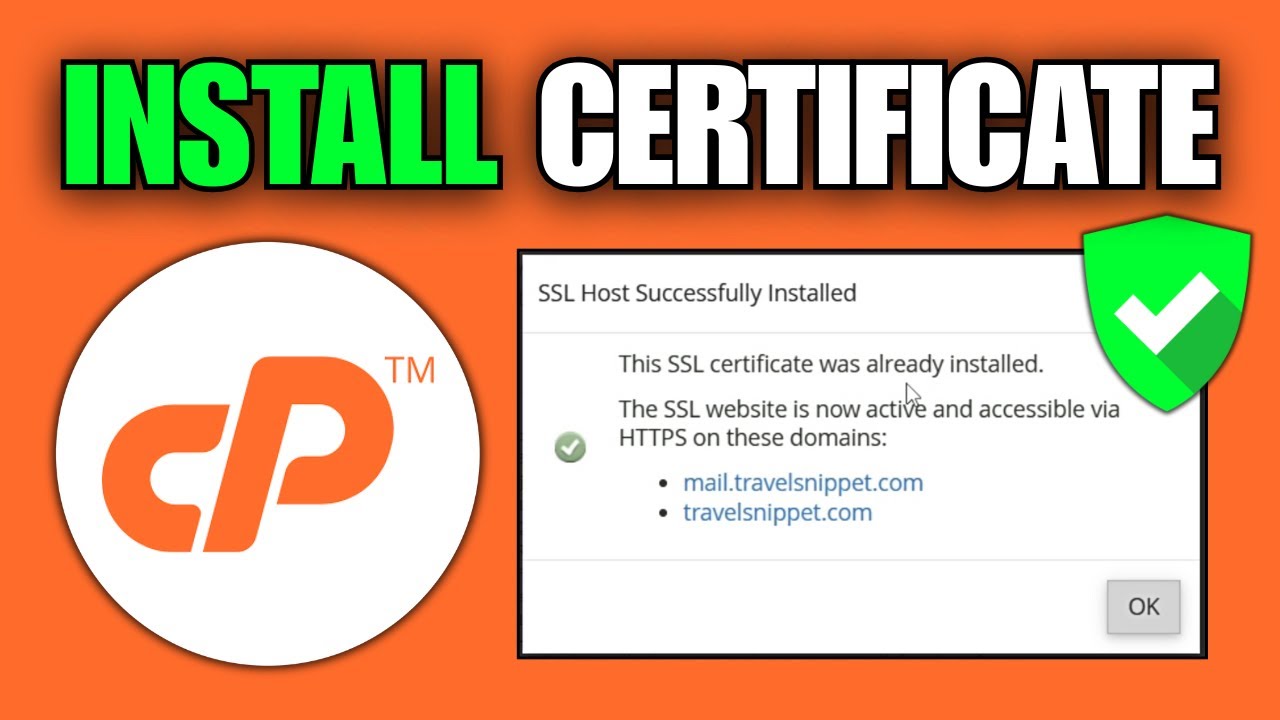 How To Install SSL Certificate In cPanel - YouTube