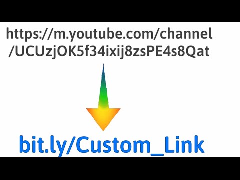 How to make a Custom URL | How to Make a Custom Link - YouTube