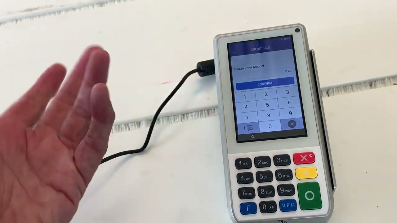 Web 20 Business Center PAX A80 Terminal - YouTube