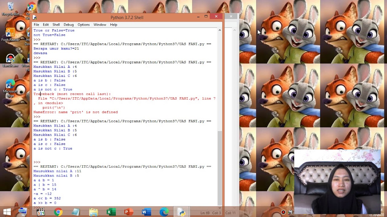 Tutorial Implementasi Coding Python Part 4 - YouTube