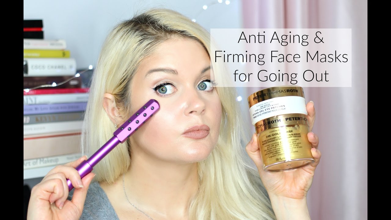 Anti Aging & Firming Face Masks for Going Out | GRWM - YouTube