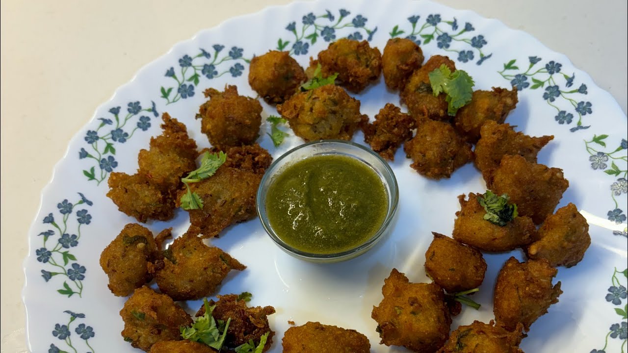 RICE PAKODA A tasty recipe of leftover rice - YouTube
