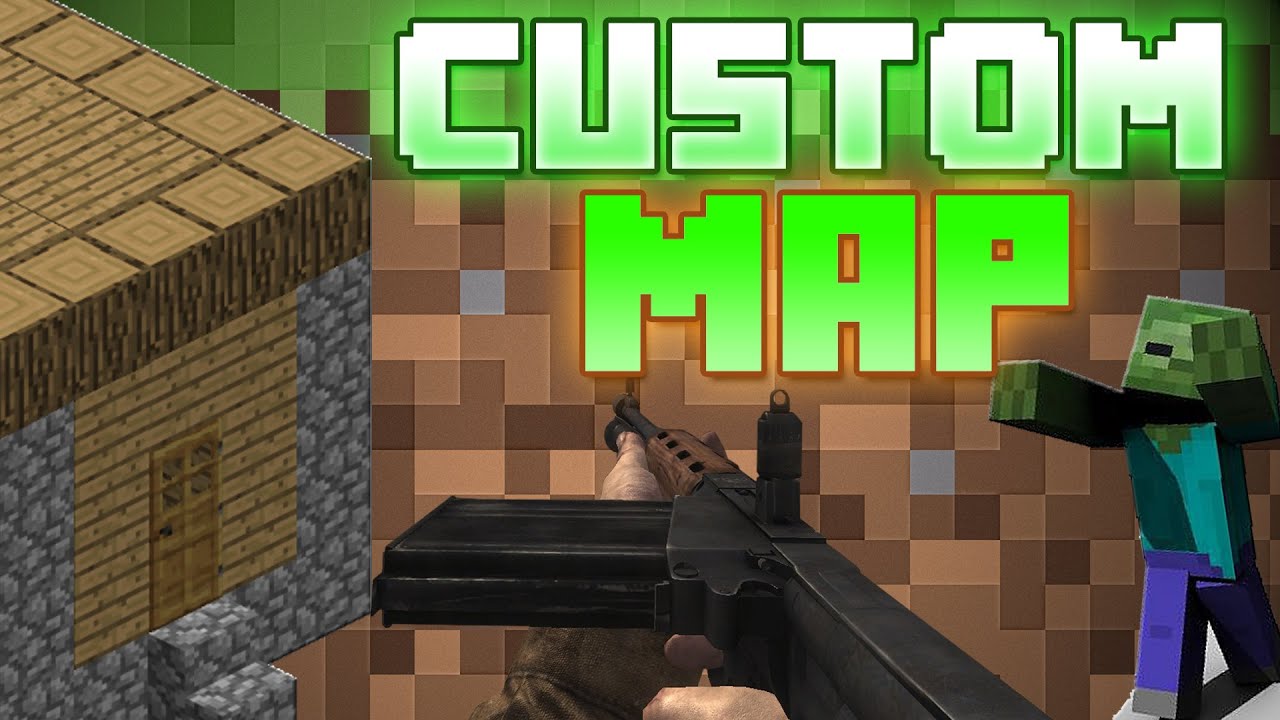 MINECRAFT ZOMBIE CUSTOM MAP #1 - Rubenillo17 - YouTube