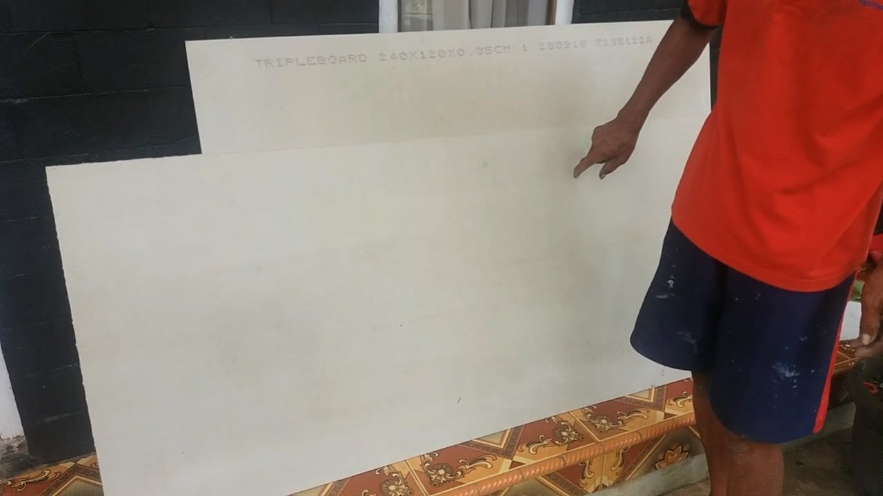 Teknik Cara Potong Eternit GRC Cepat Praktis Tanpa Mesin - YouTube