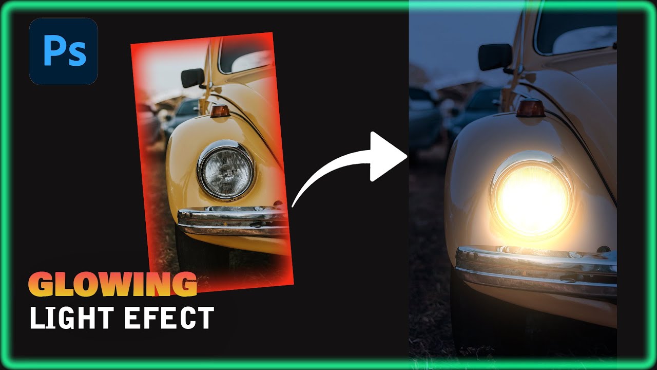 Add Realistic Glowing Light Efect Photoshop tutorial | TECH MEDIA LK ...