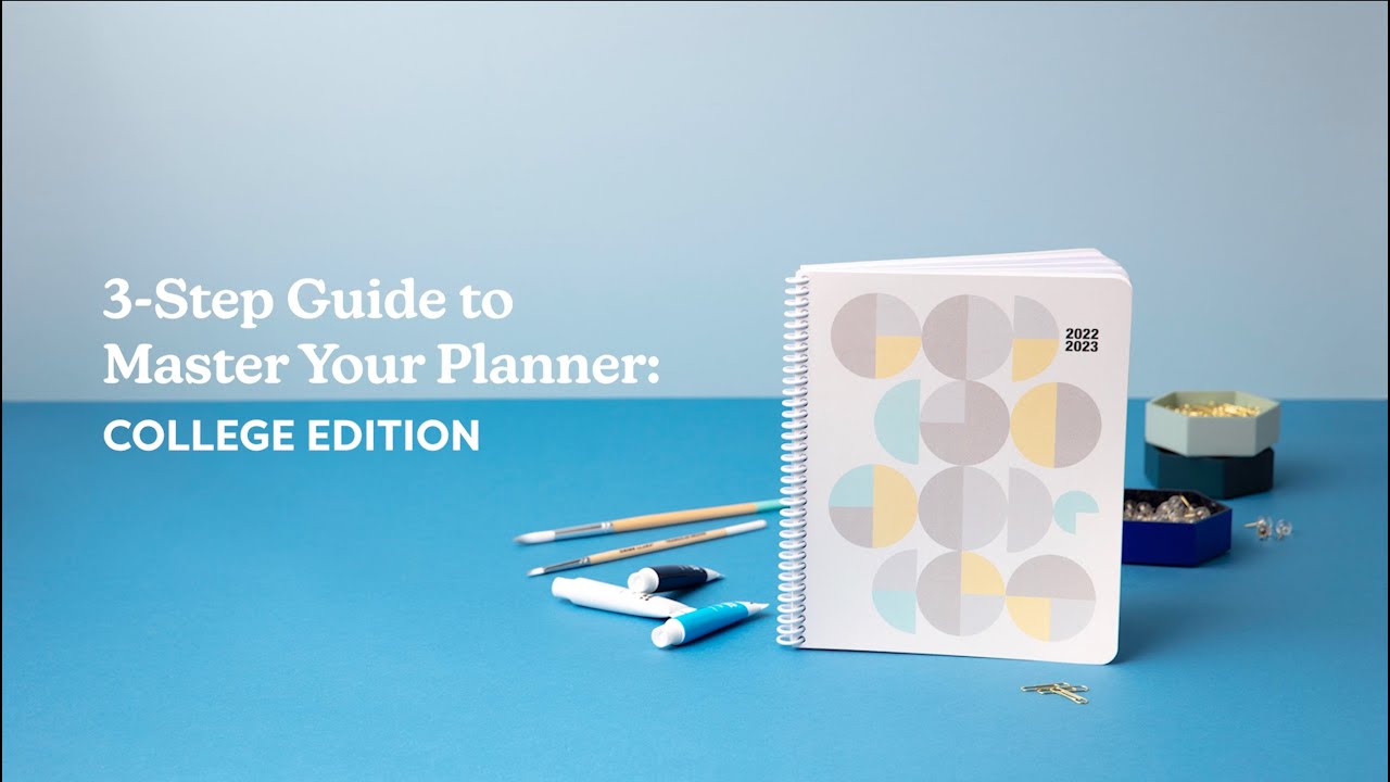 3 Step Guide to Master Your Planner: College Edition - YouTube