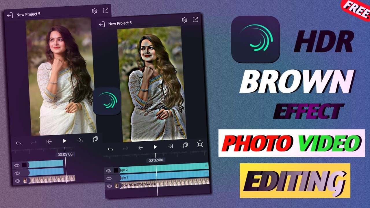 HDR Brown Effect Editing Kaise Karen Alight Motion Se || New Hdr Blue Effect || Brown Effect ...