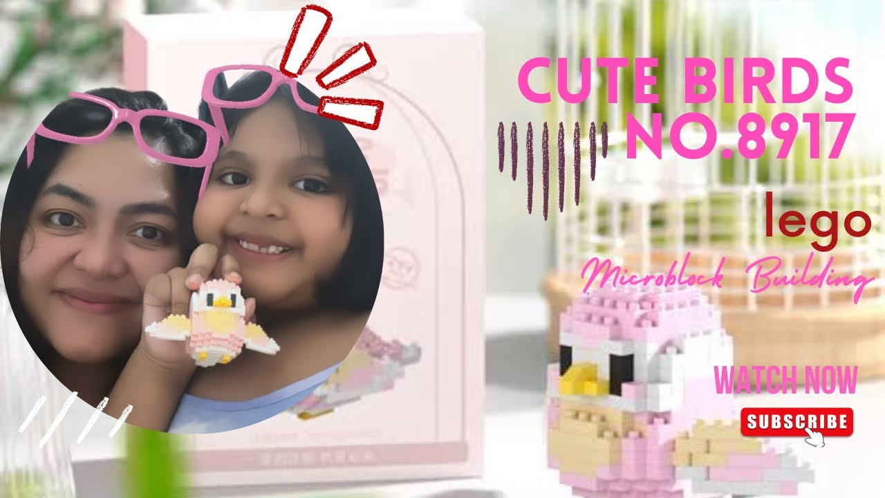 MINI LEGO BUILDS PINKY CUTE BIRDS NO. 8917 - YouTube
