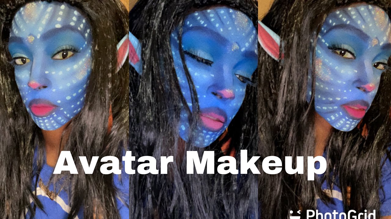 AVATAR MAKEUP LOOK!!! AVATAR 2 HALLOWEEN LOOK - YouTube